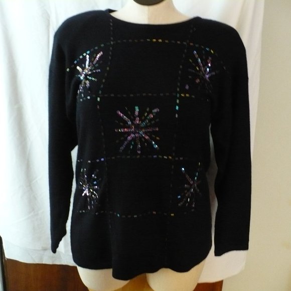 Designers Originals | Sweaters | Designers Originals Black Sweater Size ...